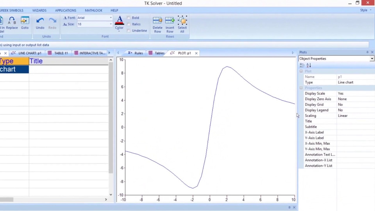 TK Solver 6 tutorials - Tables and Plots - YouTube