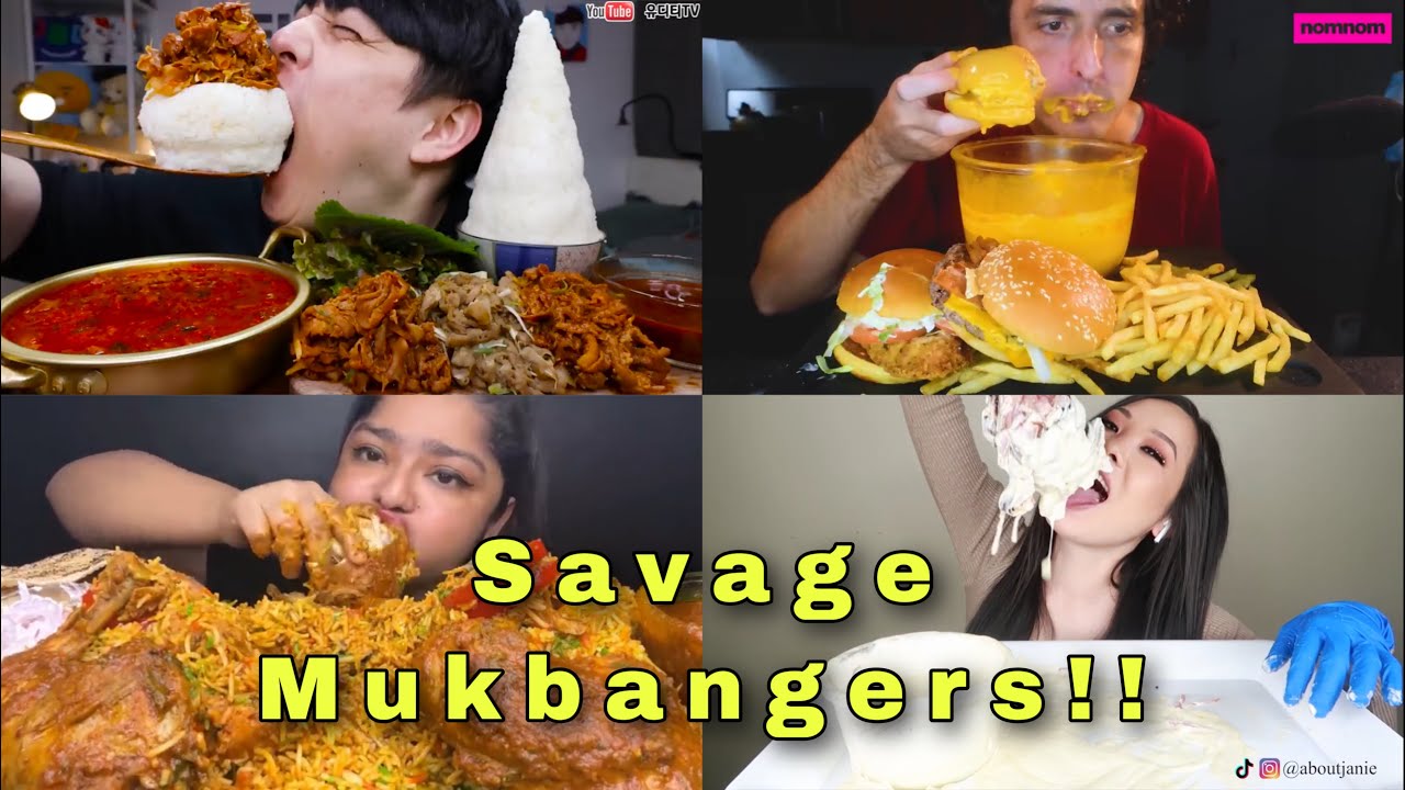 Savage Mukbangers | MUKBANG COMPILATION VIDEO - YouTube