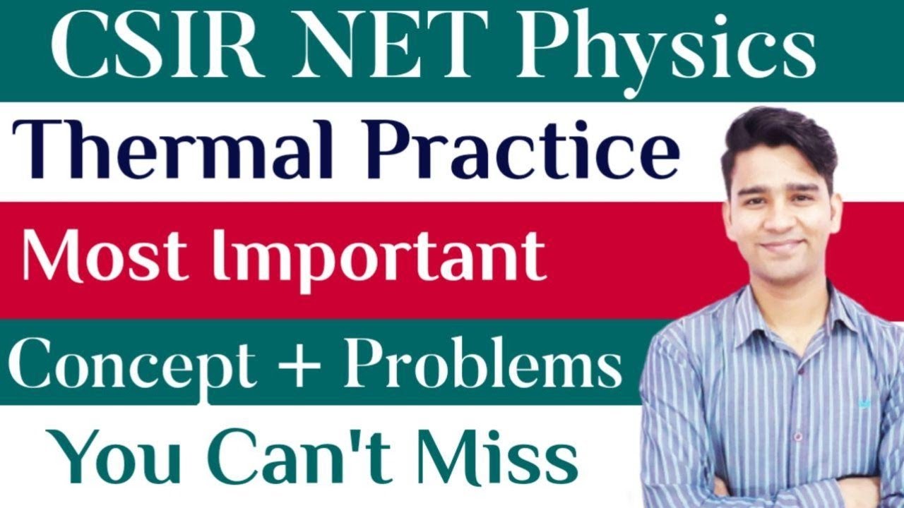 CSIR NET Physical Science | Thermodynamics Problems | Raj Physics Tutorials - YouTube