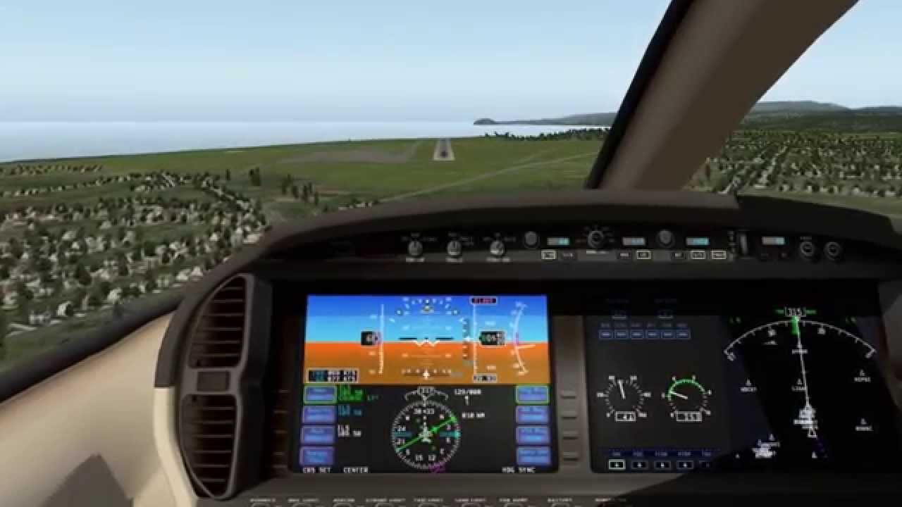 X-Plane 10 - Landing at Arcata-Eureka Airport in a Cirrus Vision - YouTube