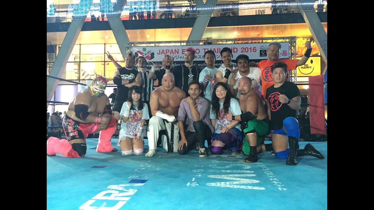 Michinoku Pro_Wrestling in Japan Expo Thailand 2016 All Scene for Day1 ...