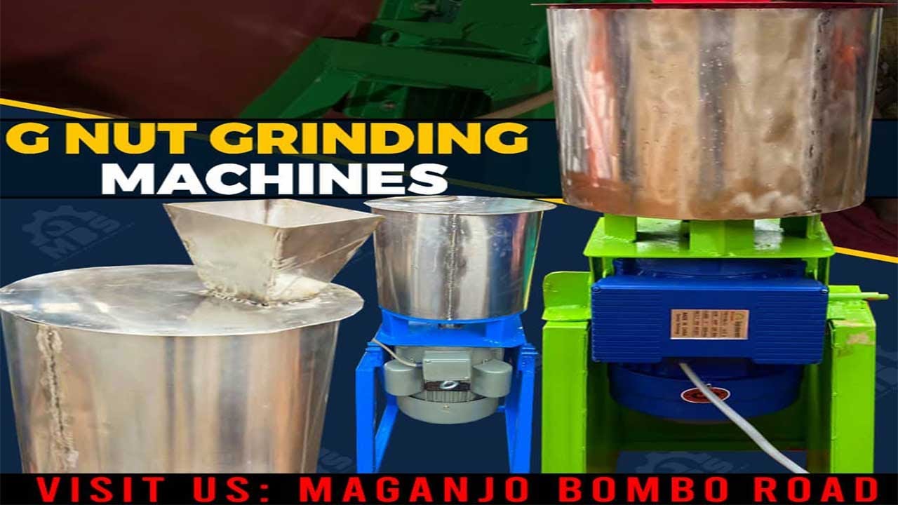 Testing g-nuts grinding machine at mbs machines Uganda - YouTube