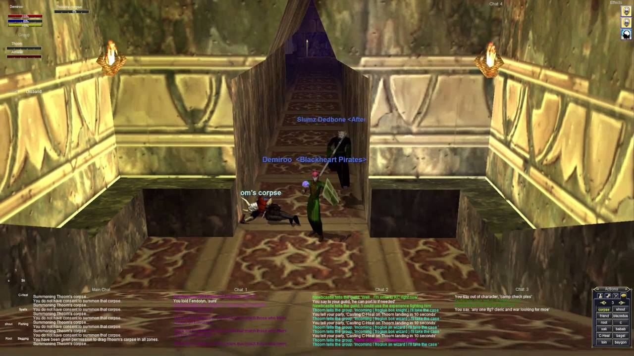 Everquest old school : Part 312 - Entrance Group - Sebilis - High Elf ...