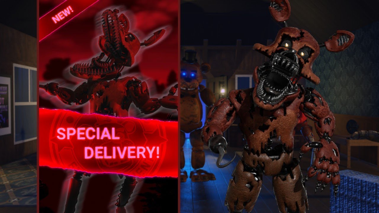AU:SD | DEFEATING NIGHTMARE FOXY! | WORKSHOP ANIMATION (NEW CHARACTER ...
