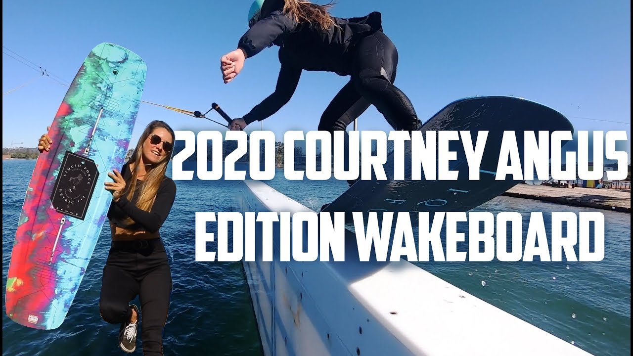 2020 COURTNEY ANGUS EDITION WAKEBOARD - YouTube