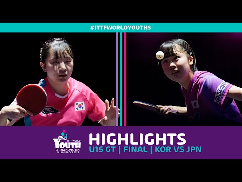 Heo Yerim vs Kokomi Ishida | U15 GT - Final | #ITTFWorldYouths 2025