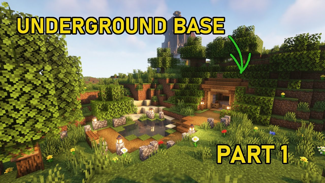 Minecraft: Easy underground base tutorial - Part 1 of 6 | Entrance ...