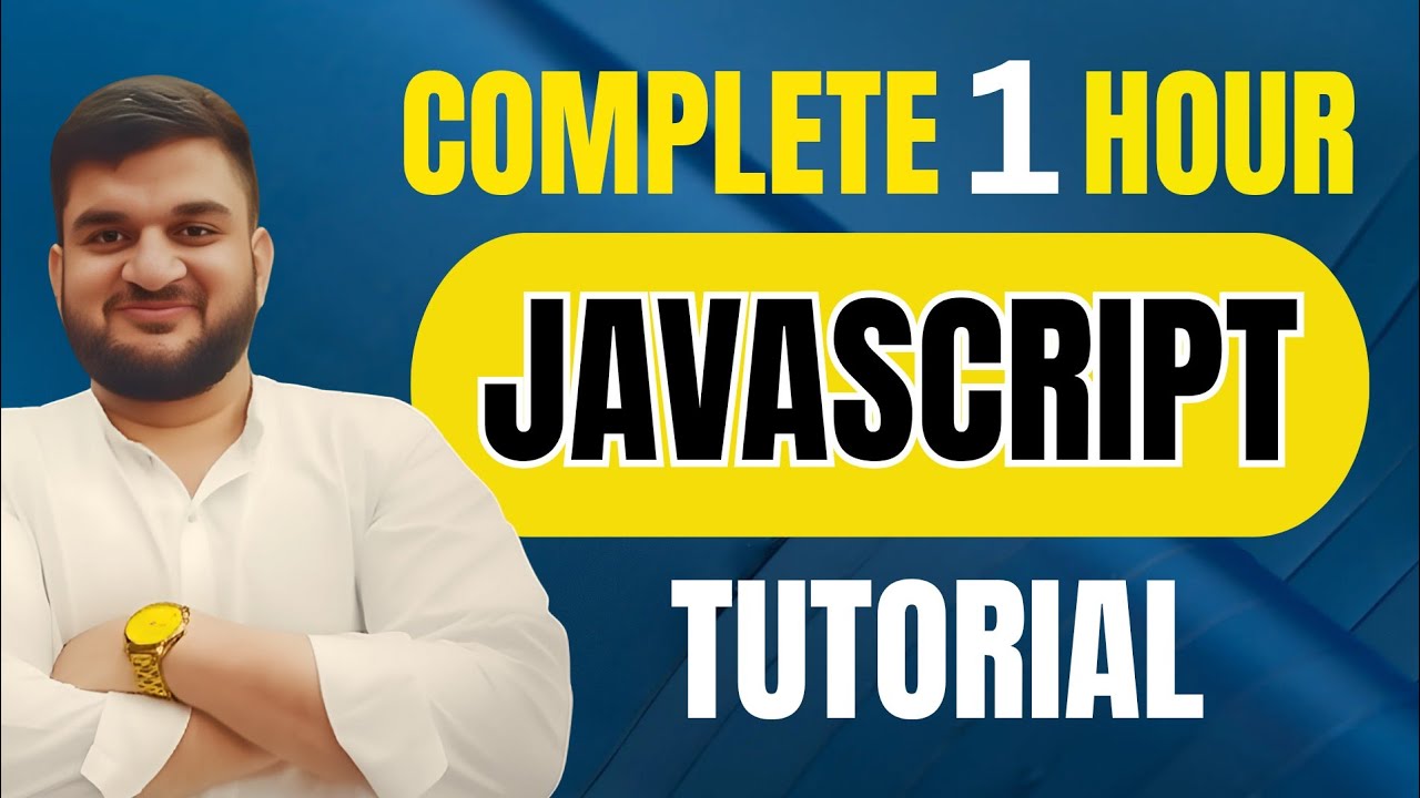 Learn JavaScript in One Hour | Ultimate JavaScript Crash Course - YouTube