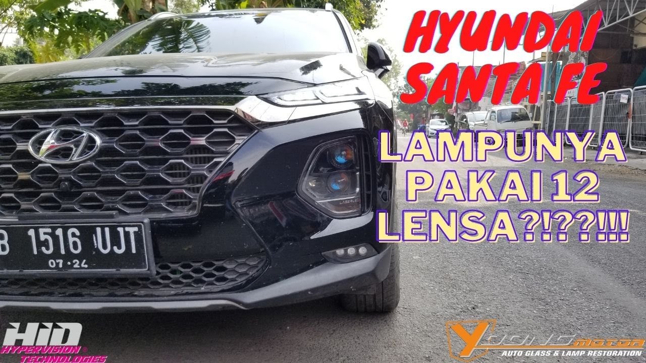 Modif Hyundai Santa FE Pakai 12 Lensa!!!??? - TERANGNYA GA ADA OBAT ...