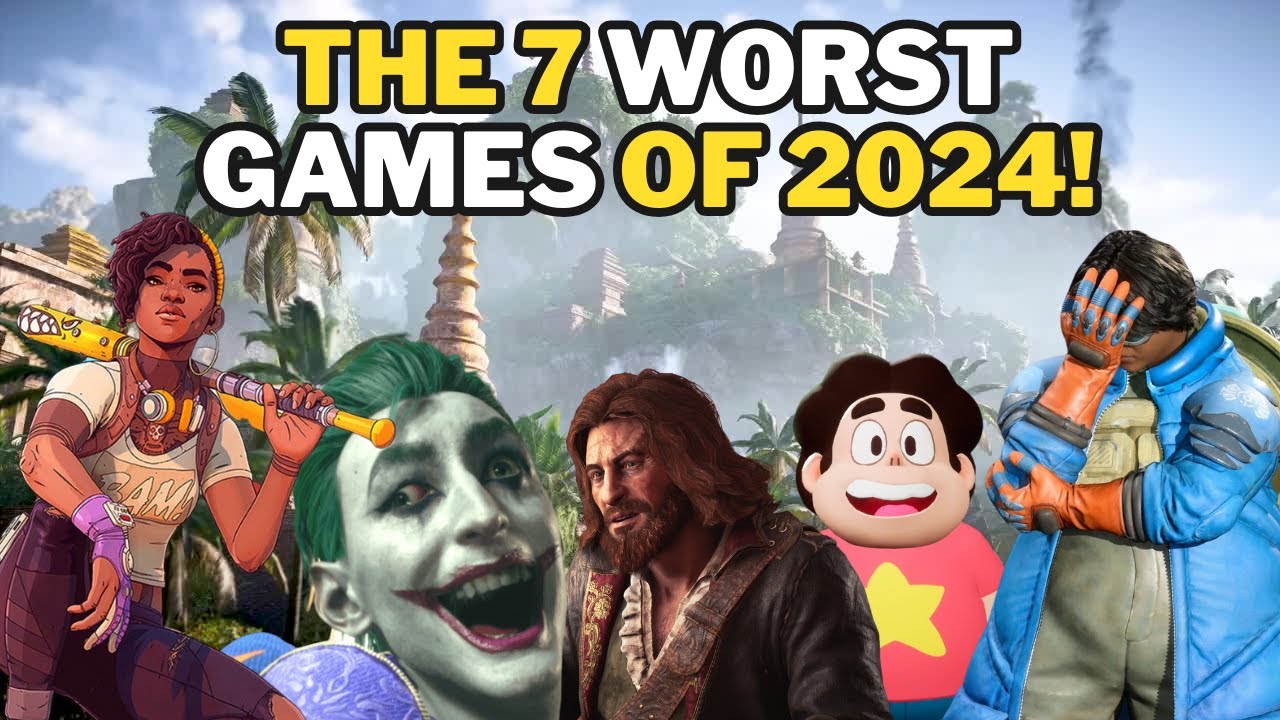 The 7 WORST GAMES of 2024! - YouTube