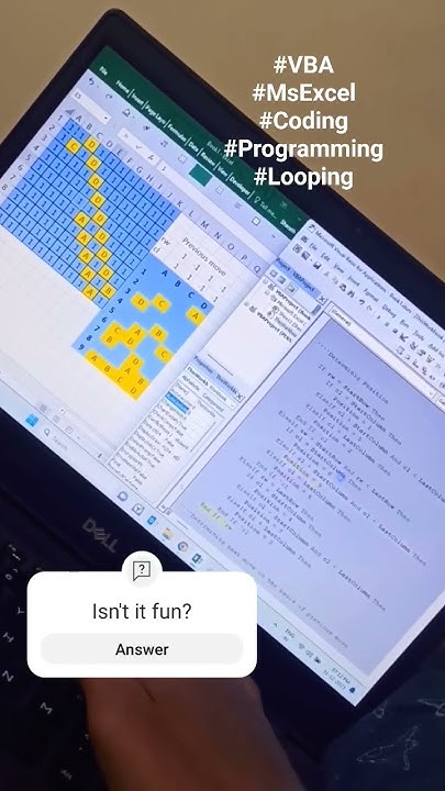 Loop Of Vba Code For Rebounding Cell In Ms Excel Coding Vba Msexcel Looping Programming