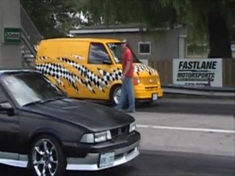Chevy Astro Drag Van - YouTube
