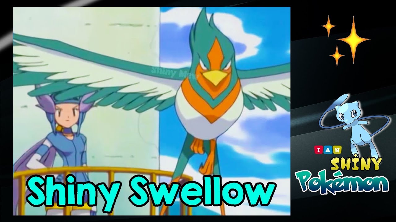 Pokémon Winona's Shiny Swellow All Scene - YouTube