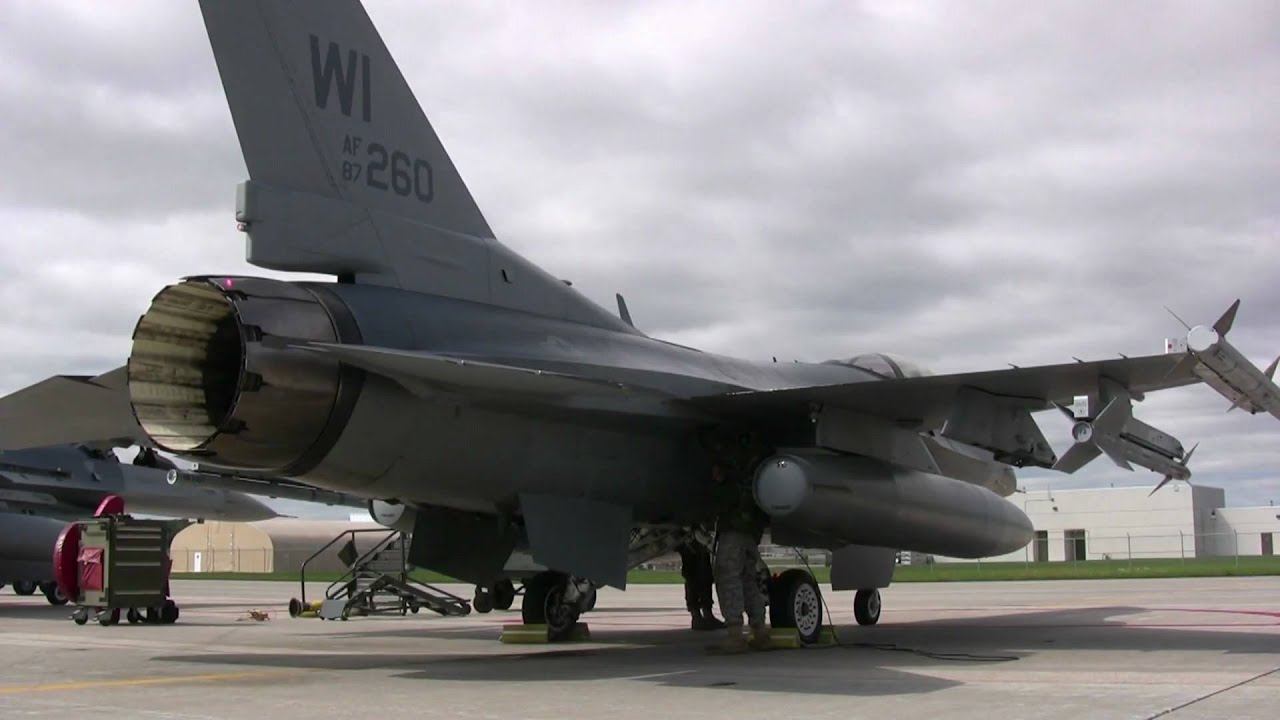 115th FW F-16 Launch - YouTube