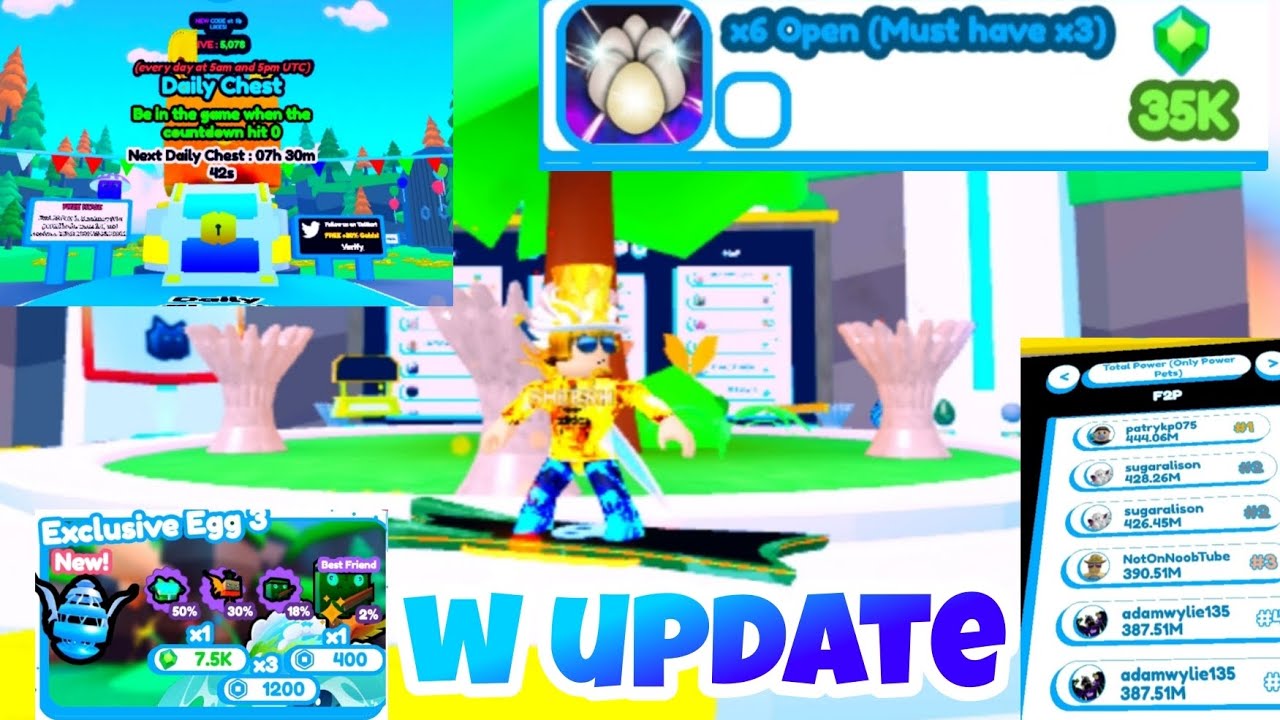 Pet Rift: New Update - Leaderboard + exclusive egg + 6 eggs + daily ...