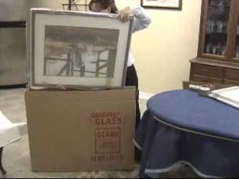 How To Pack Pictures and Mirrors Like A Professional - YouTube