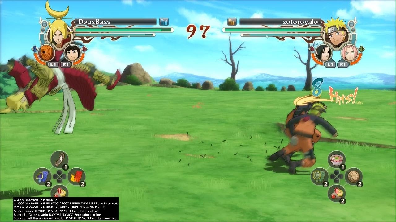 NARUTO Ultimate Ninja STORM 2 Lars is a threat - YouTube