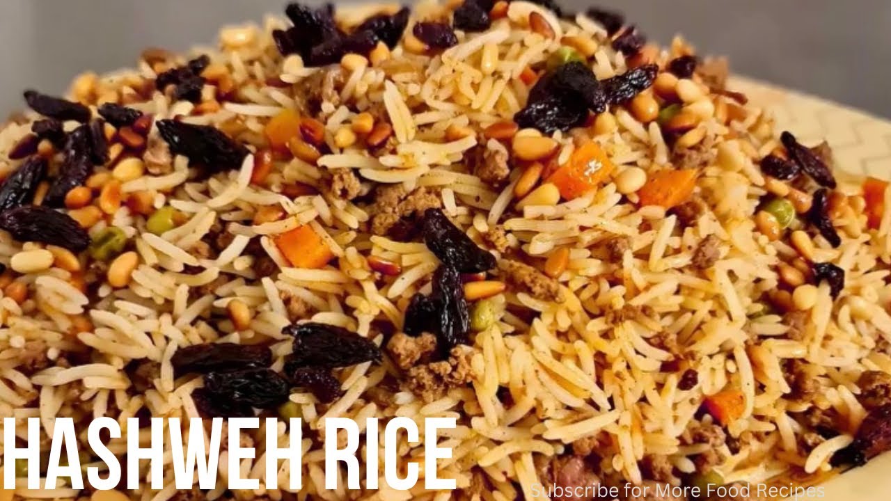 Hashweh Lebanese Rice | Hashweh Rice Recipe | Hashweh Recipe - YouTube