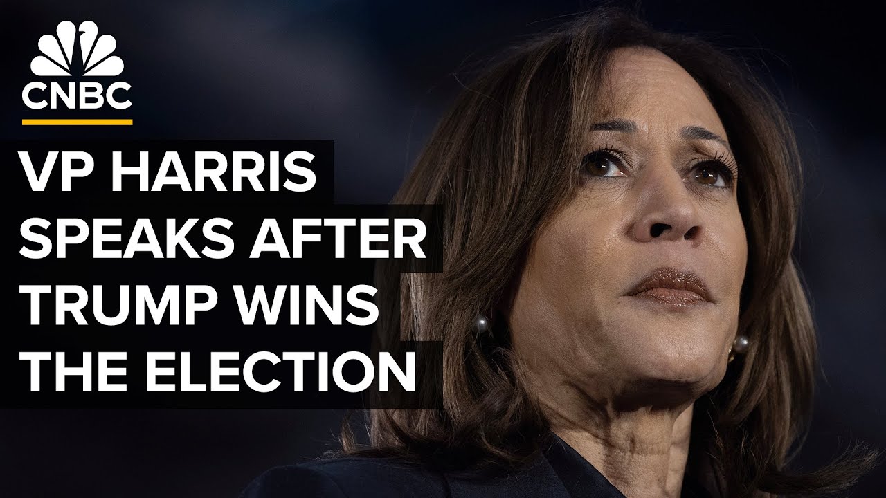 VP Kamala Harris speaks after Donald Trump wins the presidential ...
