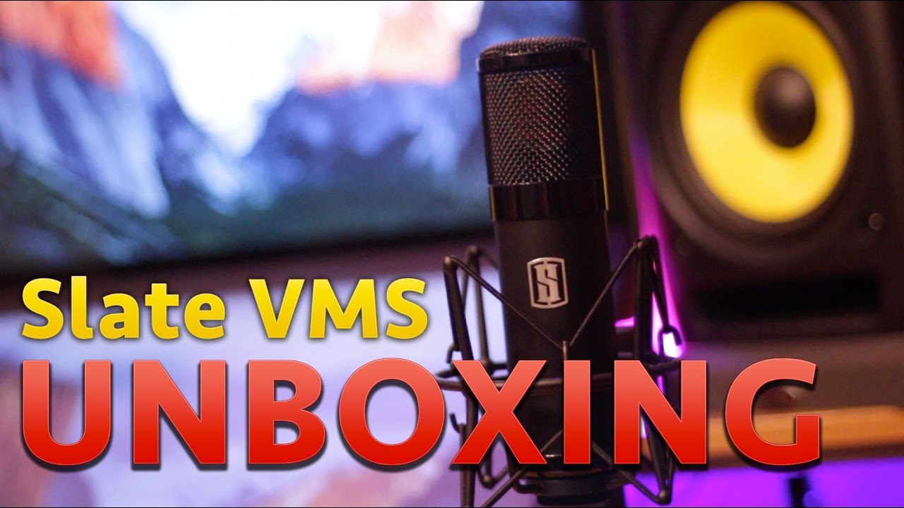 Slate Virtual Microphone System VMS Unboxing! - YouTube