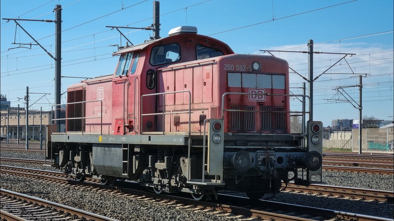 Locomotiva diesel LDH BR 290 592 DB în Arad / Diesel locomotive LDH BR ...