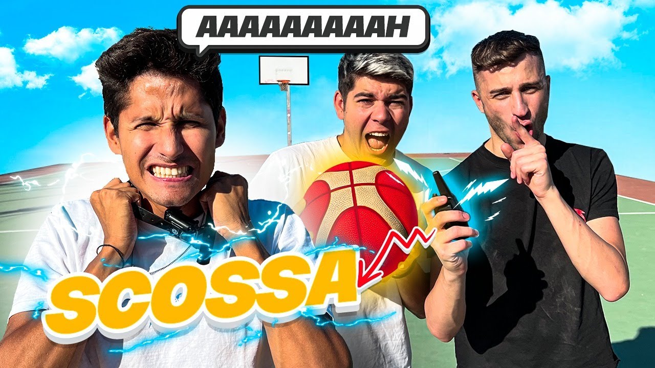 🏀 Se sbagli canestro prendi la SCOSSA!! Challenge Basket ITA - YouTube
