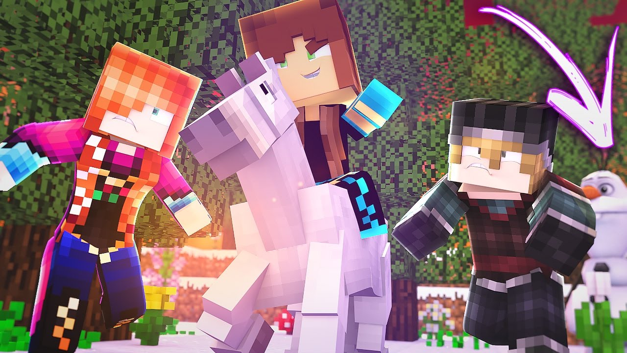 Minecraft: WHO'S YOUR FAMILY? - A BEBÊ DA ANNA QUER FUGIR DE ARENDELLE ...