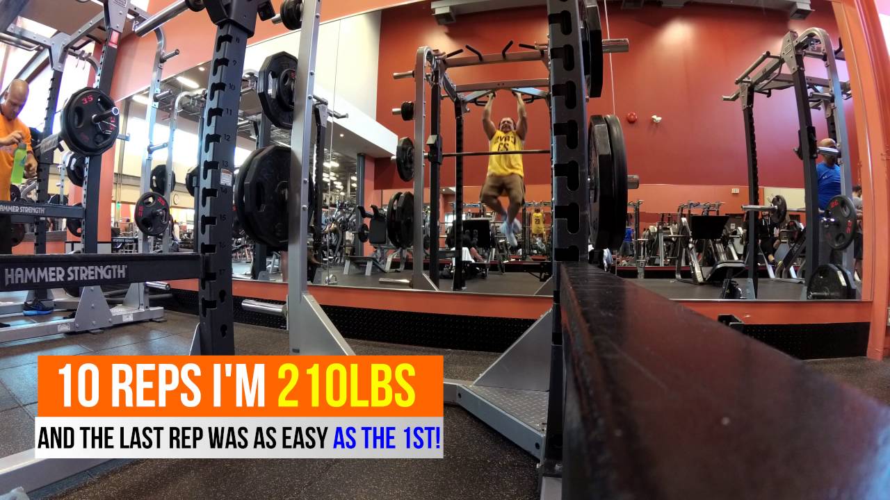 Back Workout 10 Pull Ups in 4K Aug 10 2016 I'm 60 Years Young & Still ...