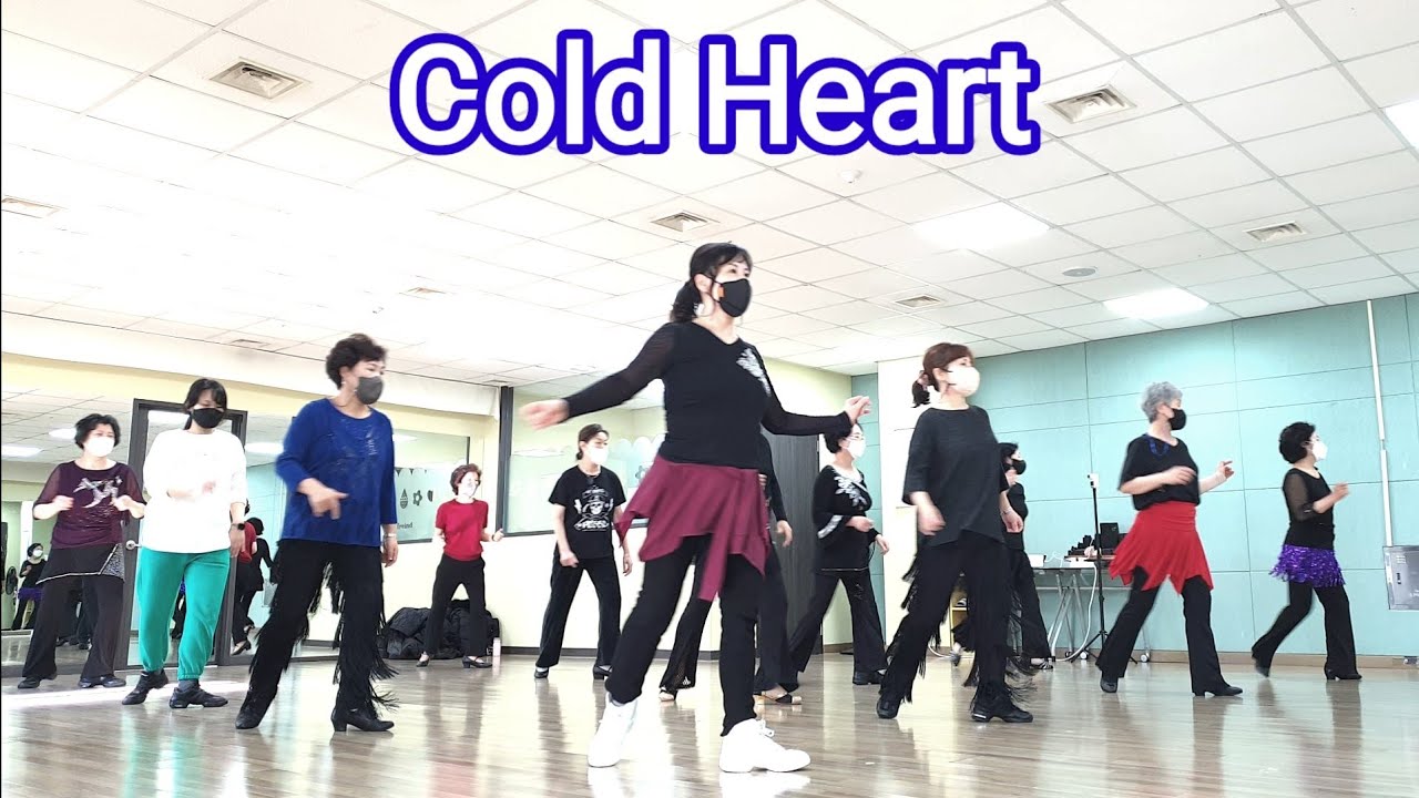 Cold Heart (Improver) Line Dance - YouTube