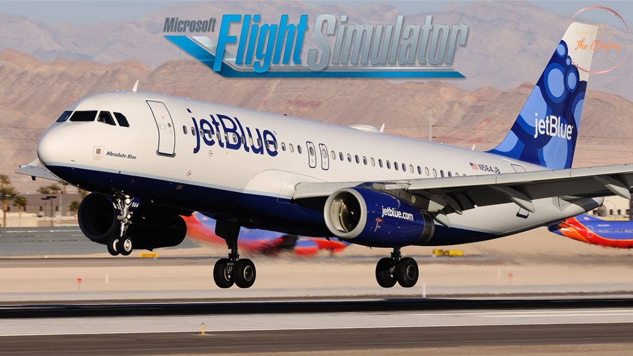 🔴 LIVE: JetBlue Fenix A320 - New York JKF to Reno Nevada | A320 Real ...