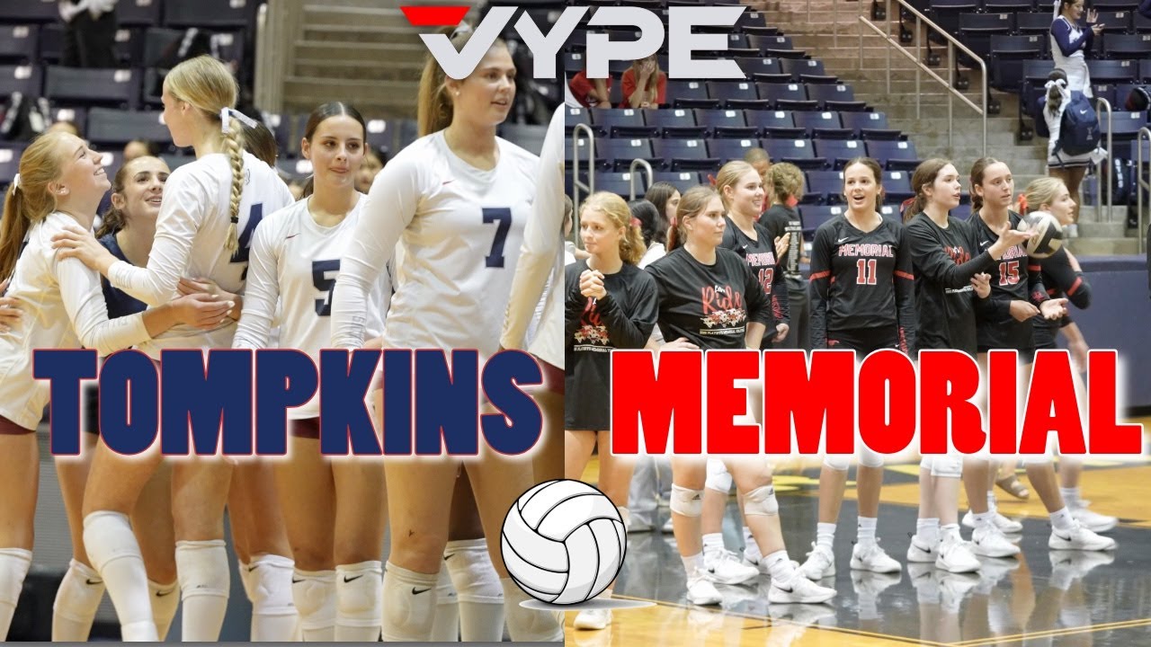 TXHSVB Playoffs Round 2 | Tompkins Falcons vs Memorial Mustangs Full ...