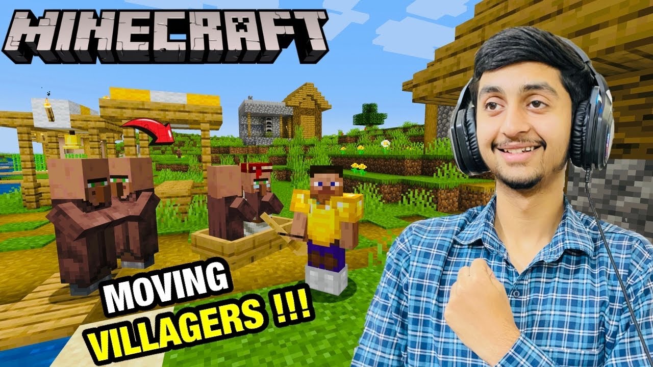 MOVING VILLAGERS TO MY CASTLE | MINECRAFT GAMEPLAY #12 - YouTube
