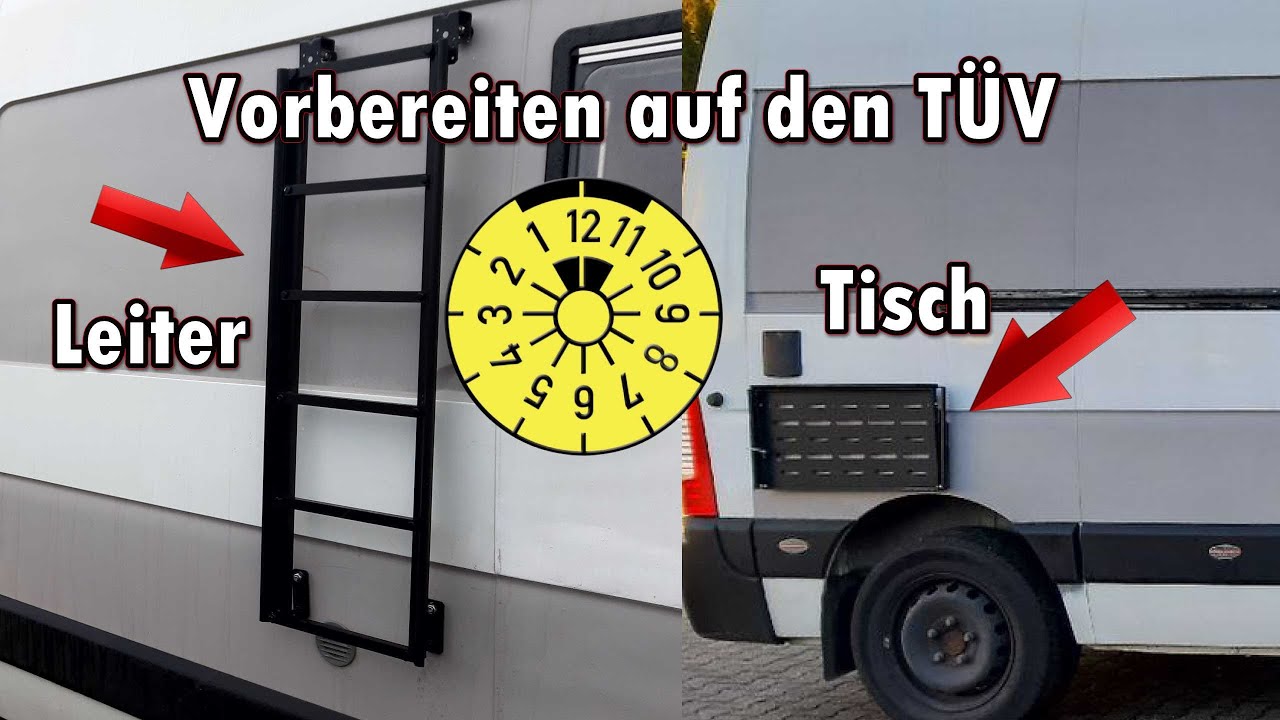 Wir müssen mit unserem VAN zum TÜV! - YouTube