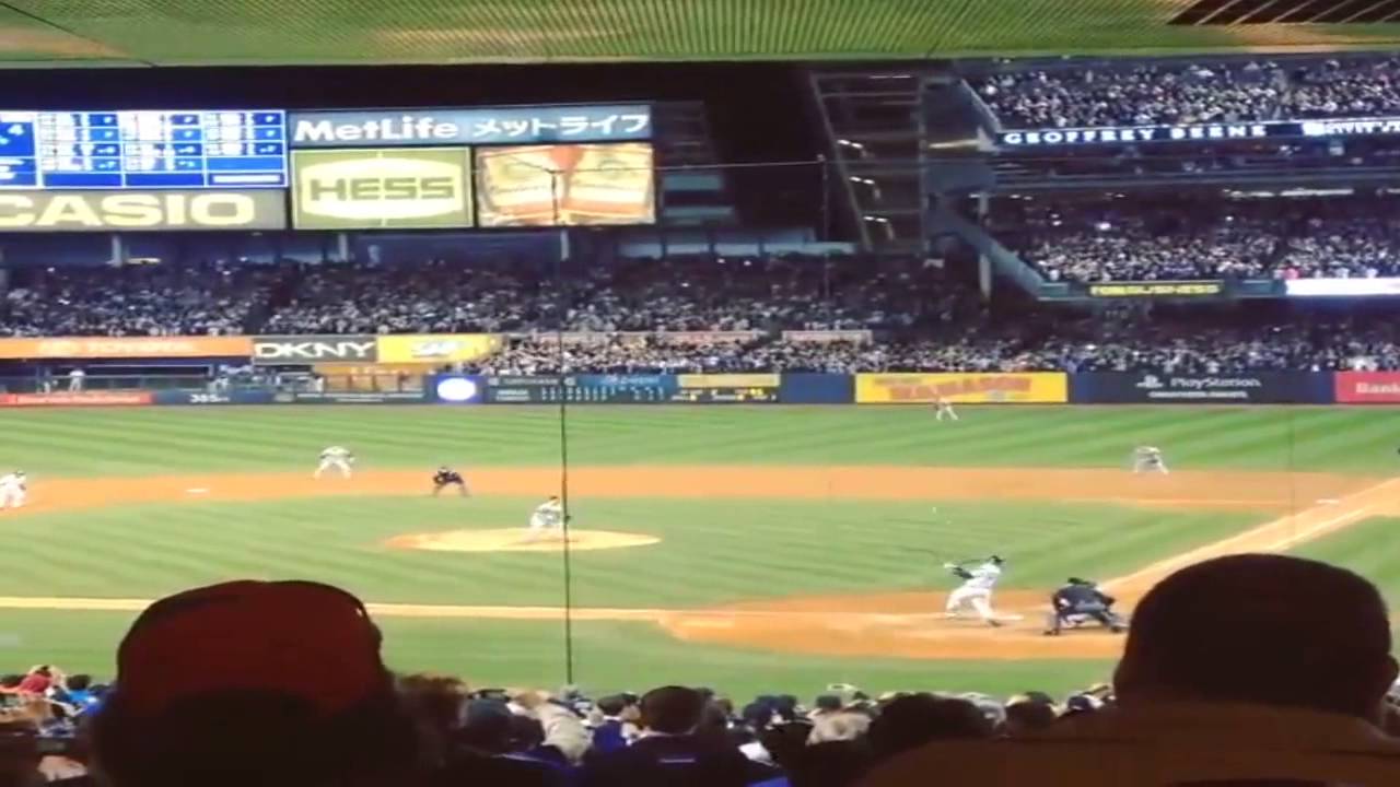 Derek Jeter Walk off Single in Final At Bat at Yankee Stadium! Amazing ...