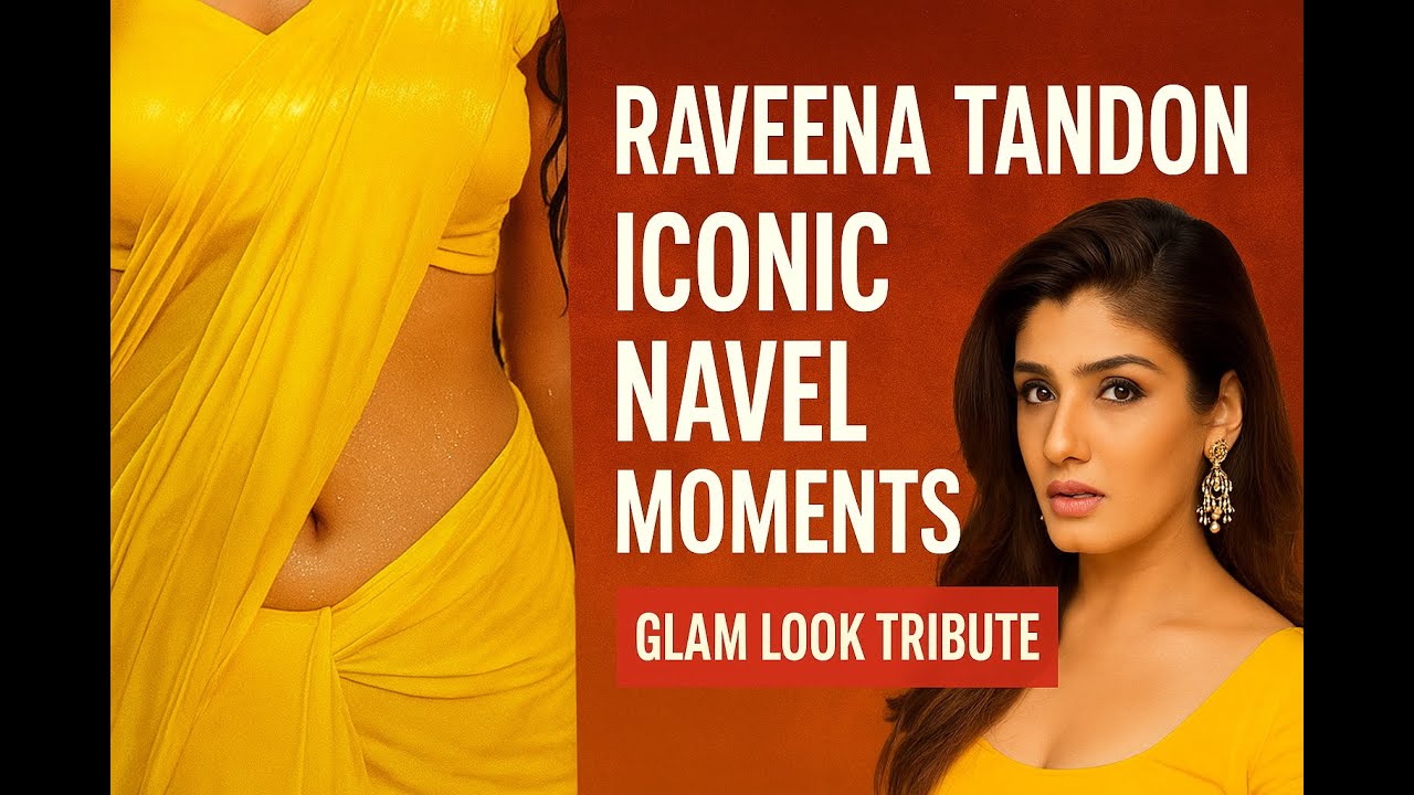 Raveena Tandon's Iconic Navel Moments in 90s Bollywood | Glam Look ...