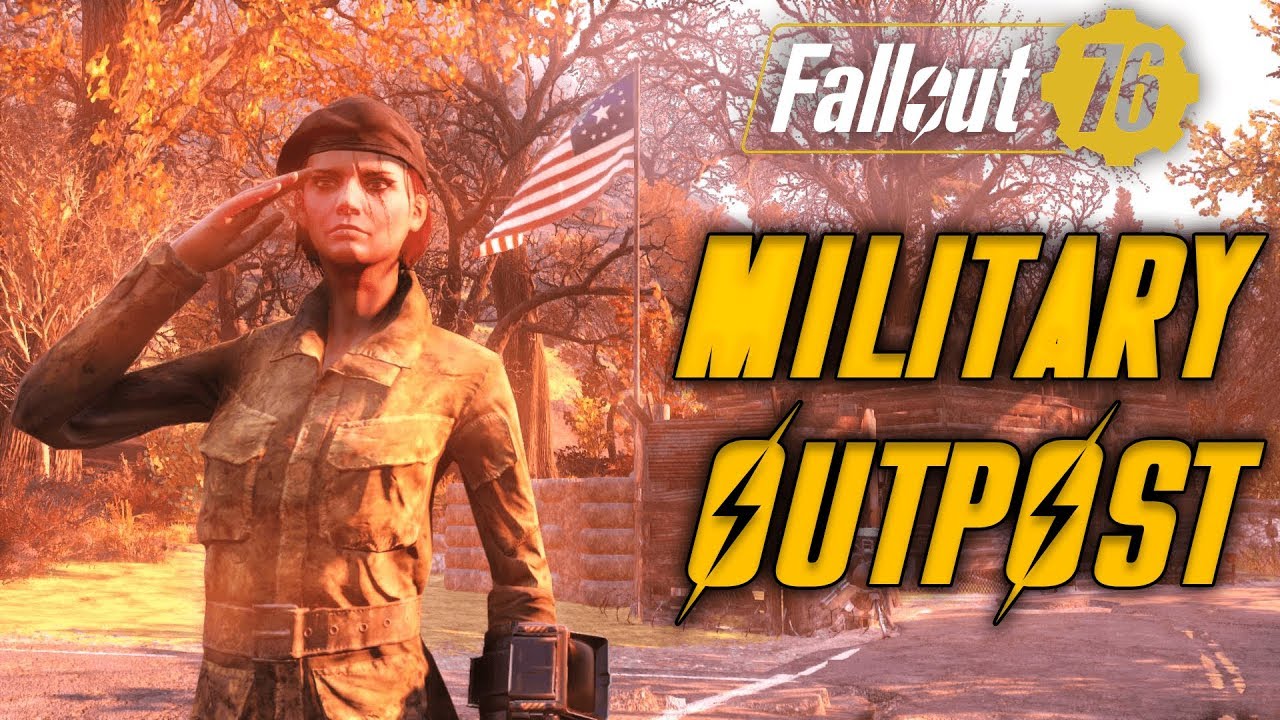 Fallout 76 Military Camp Build - YouTube