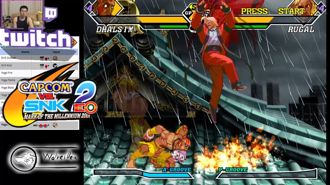 (GC) Capcom Vs. SNK 2 EO - 10 - Dhalsim - Ratio mode...GOD SIMS - YouTube