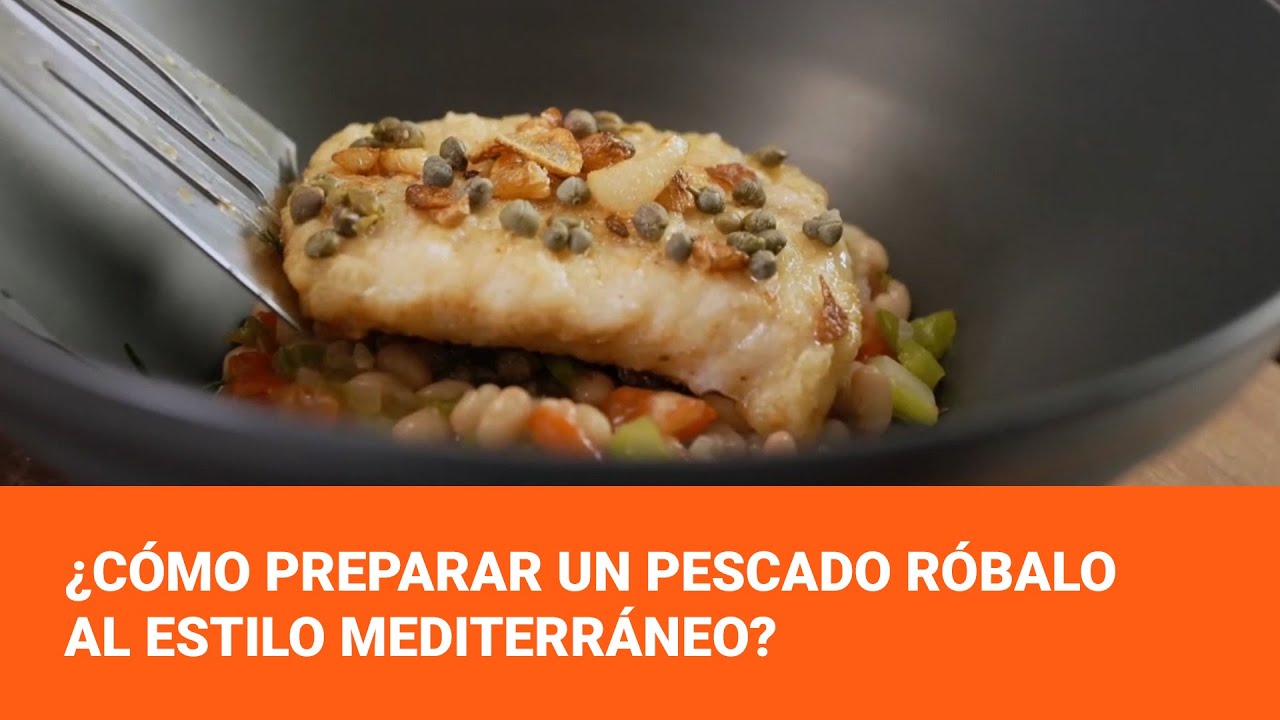 ¿Cómo preparar un pescado róbalo al estilo mediterráneo? - YouTube