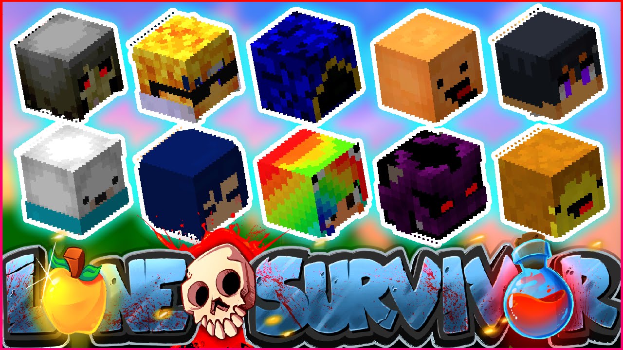 Minecraft LONE SURVIVOR - "OUR FIRST 10 PLAYER SKULLS!" - Episode 4 ...