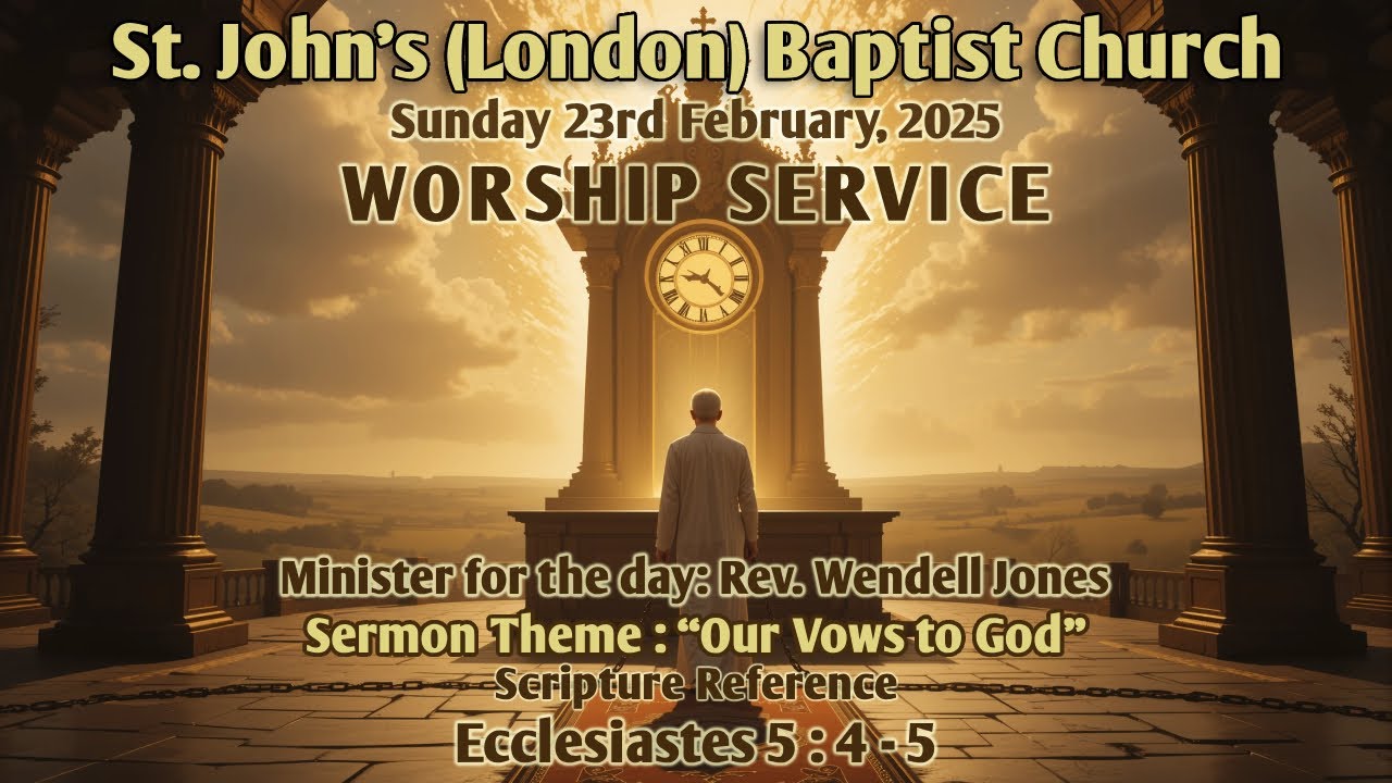 SJBC Worship Service for Sunday 23rd February, 2025. - YouTube
