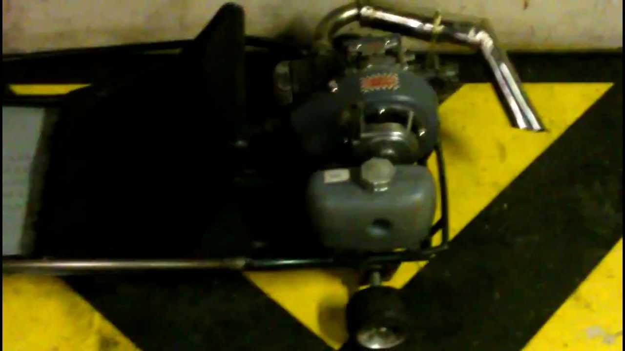 walk around razor gokart - YouTube