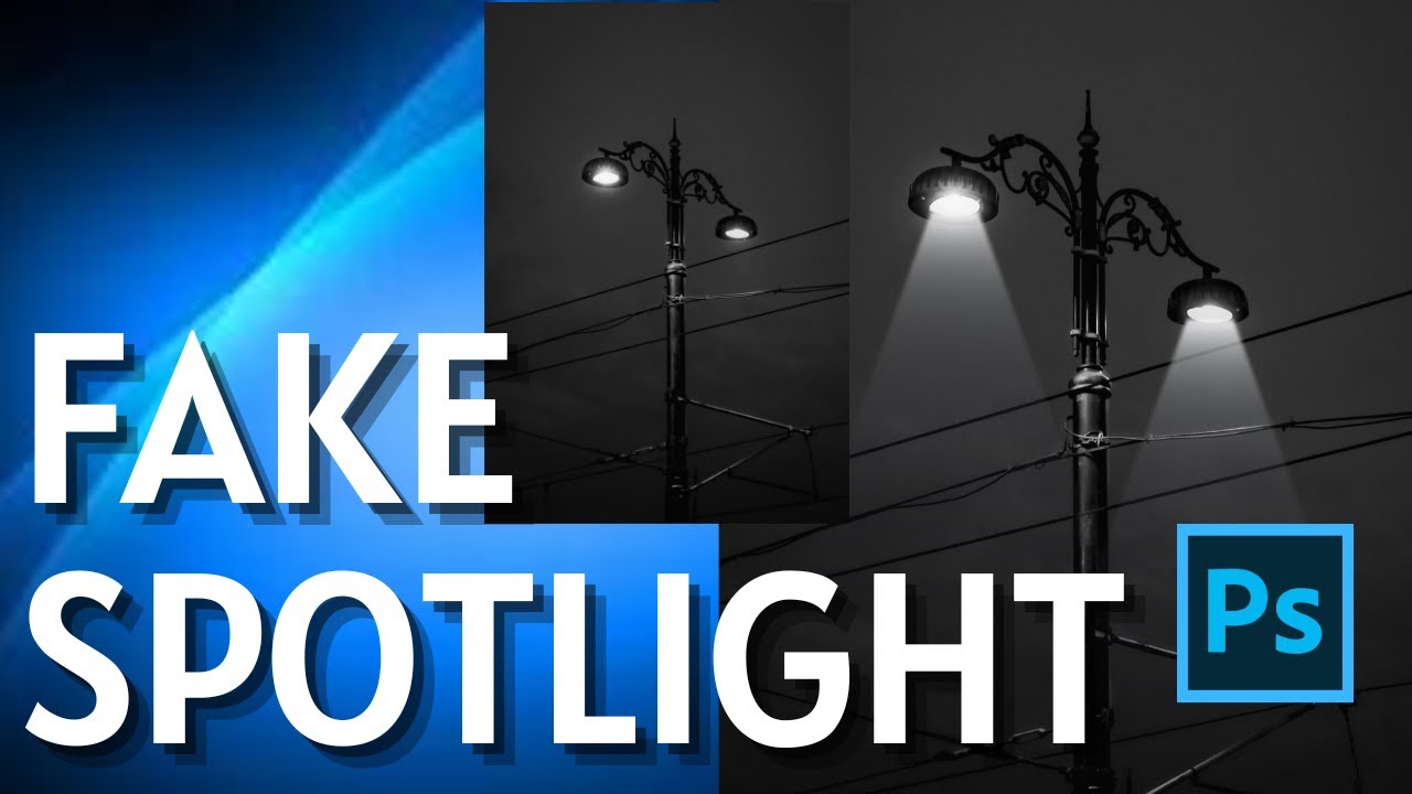 How to Make a Spot Light Effect in Photoshop - YouTube