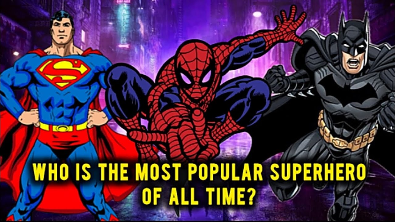Who Is Truly The Most Popular Superhero of All Time (Based on iconic ...