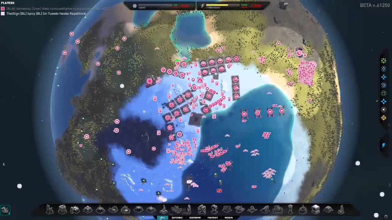 Community game with new build - Planetary Annihilation - YouTube