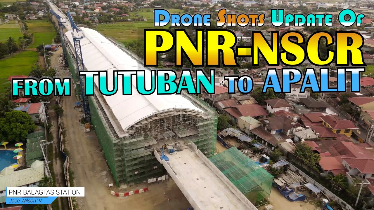 PNR-NSCR Phase 1 (North South Commuter Railways) Drone Shots Fr ...