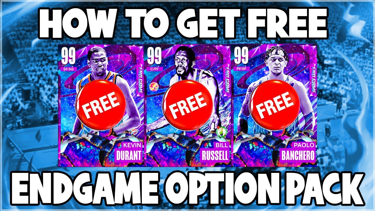 HOW TO GET THE FREE ENDGAME OPTION PACK WITH 3 ELITE ENDGAME CARDS! NBA 2K23 MYTEAM - YouTube