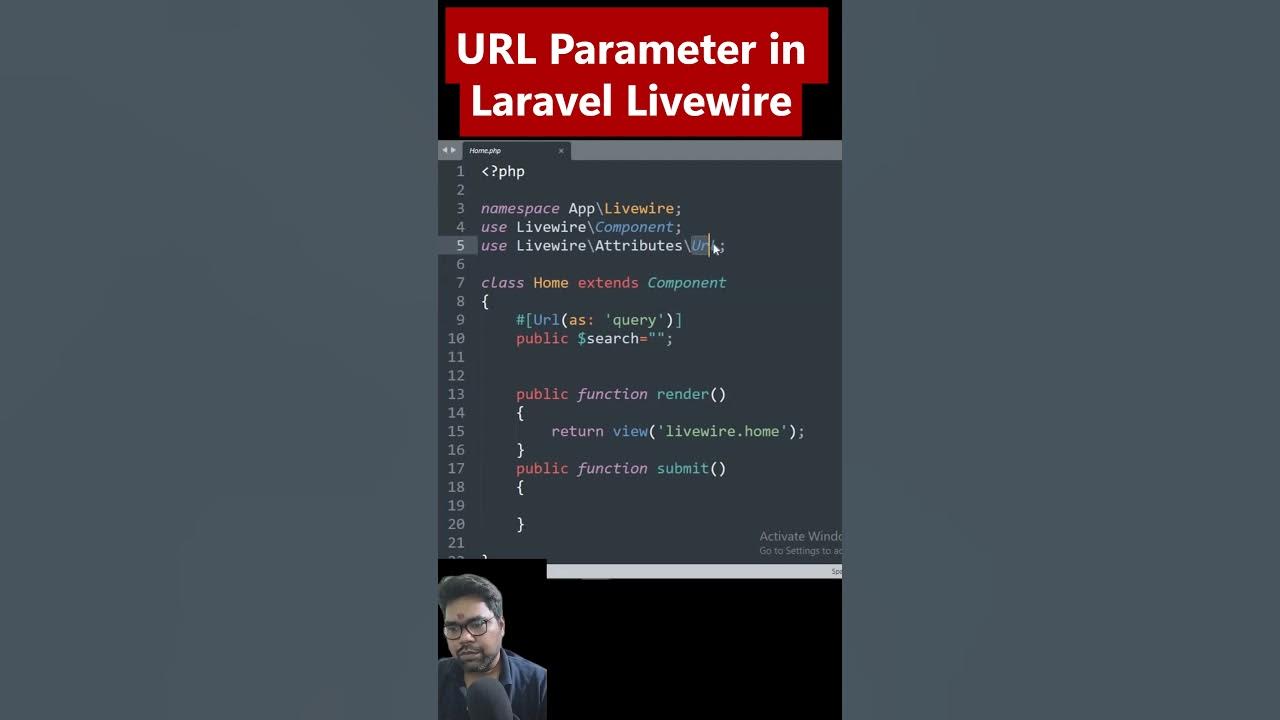 URL Query Parameter in Laravel livewire #livewire #laravel - YouTube