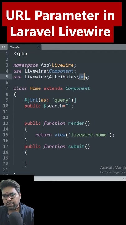 URL Query Parameter in Laravel livewire #livewire #laravel - YouTube
