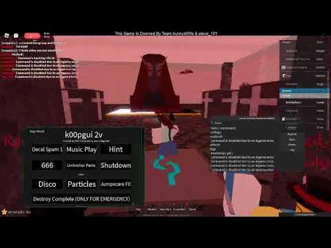 Roblox Bunny Destroying Roleplay | Serverside Exploiting - YouTube