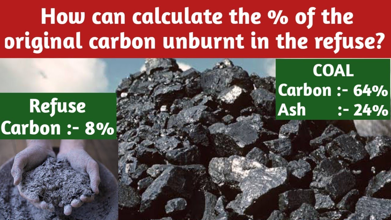 How can calculate the quantity of unburnt carbon in fly ash? | Unburnt ...
